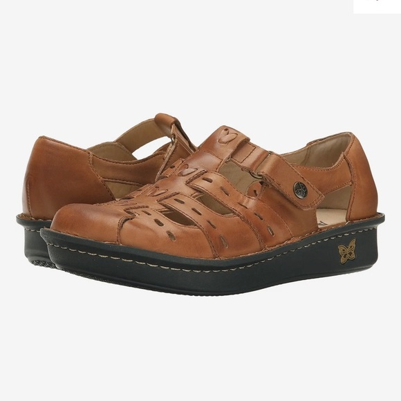 Alegria | Shoes | Alegria Pesca Leather Fisherman Platform Clog | Poshmark